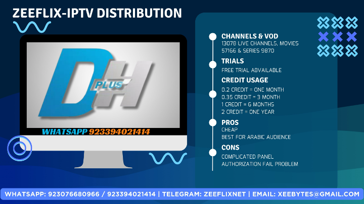 Dhplus Iptv Dhplus Iptv Panel Dhplus Iptv Code Best Arabic Iptv Zeeflix - Others - GilgitApp